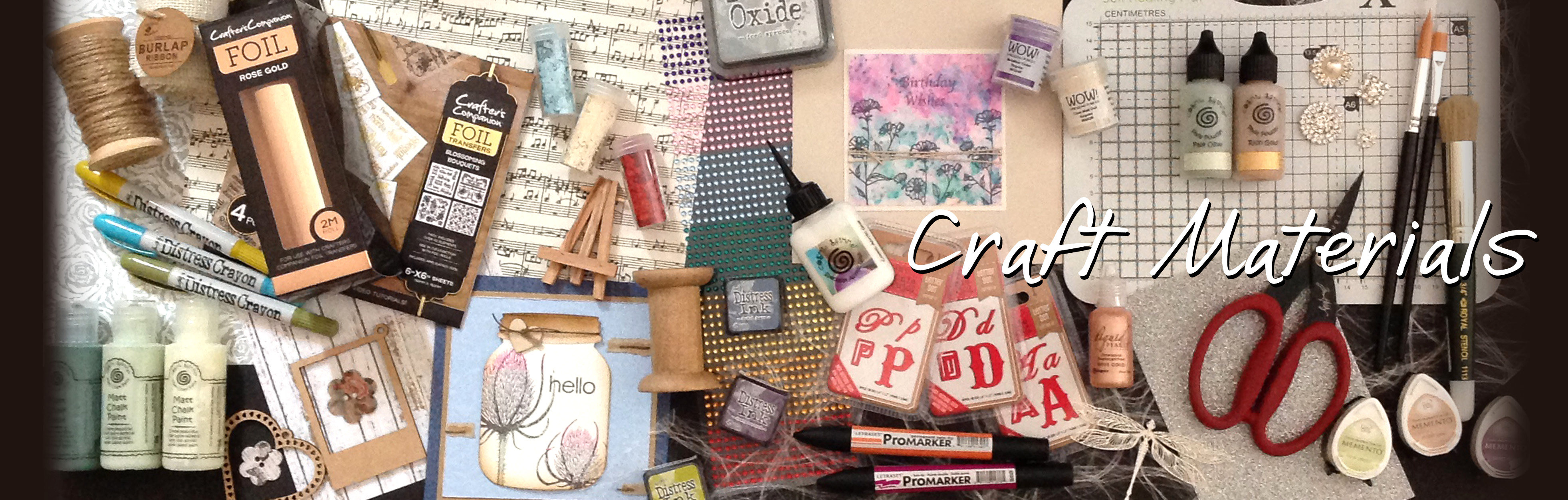 Craft Materials, Art Supplies and Card Making Specialists - PDA Card ...